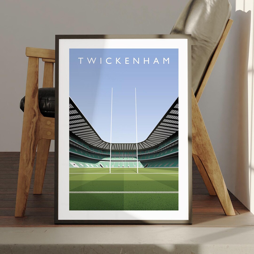 Twickenham Poster - Etsy