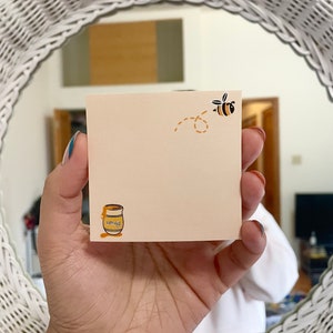 Honey Bee Sticky Notes, Bee Sticky Notes, Honey Pot Sticky Notes ...