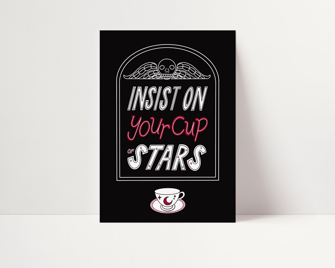 Haunting of Hill House Cup of Stars Card Spooky Card - Etsy