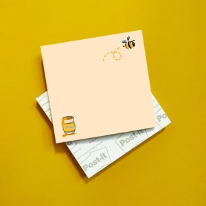 Honey Bee Sticky Notes, Bee Sticky Notes, Honey Pot Sticky Notes ...