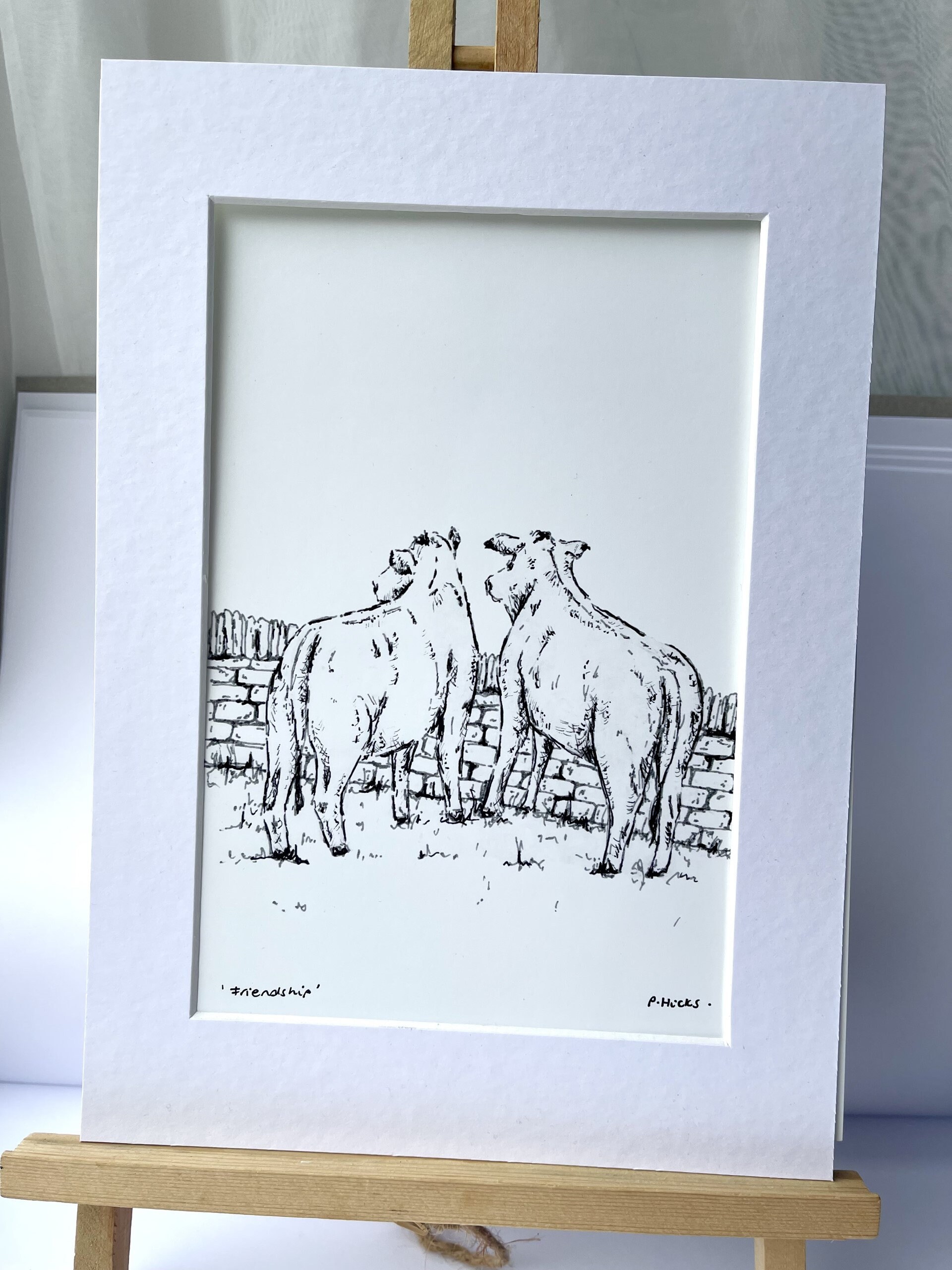 Maud and Mavis, Friendly Cow, Nosy Cow Illustration Print. - Etsy