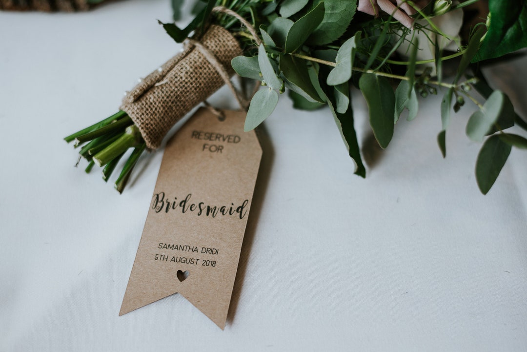 Reserved Wedding Ceremony Seating Tag Chair Tags Wedding - Etsy UK