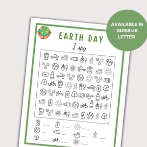 Earth Day Game Activity Bundle Printable | Spring Party Games | Earth ...