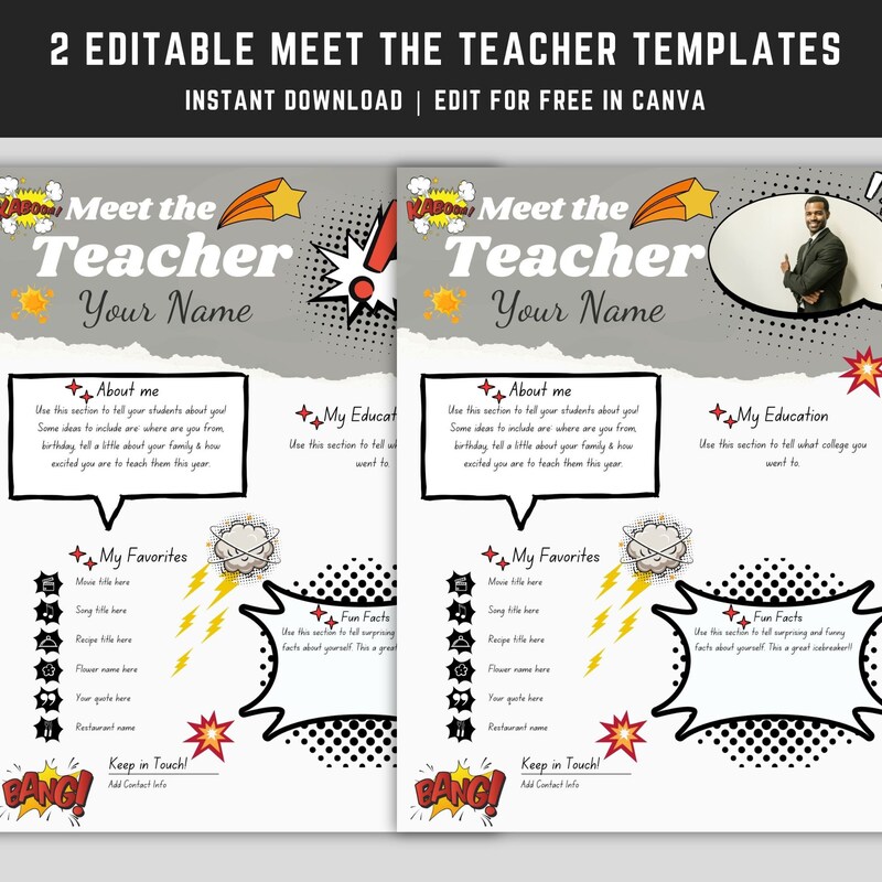 Meet the Director Template - Etsy