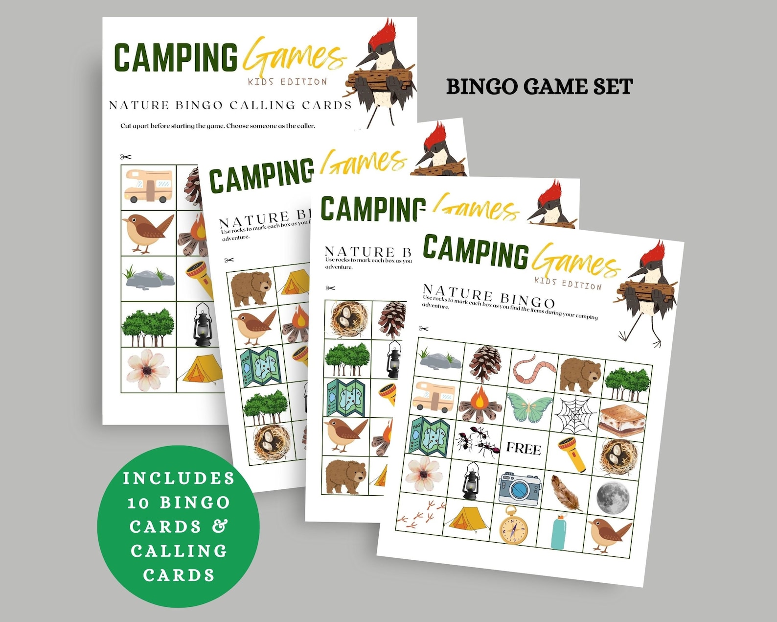 Camping Games Bundle | Campfire Games | Camping Games Printable ...
