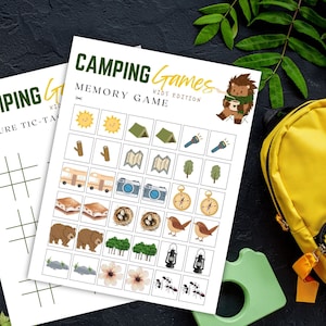 Camping Games Bundle | Campfire Games | Camping Games Printable ...