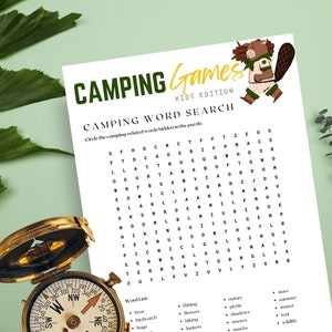 Camping Games Bundle | Campfire Games | Camping Games Printable ...