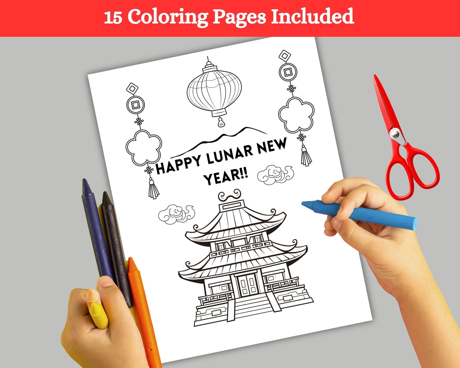 Lunar New Year Activity Printable, Chinese New Year Games, Kids ...