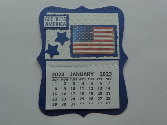Patriotic God Bless America American Flag 2023 Magnetic - Etsy
