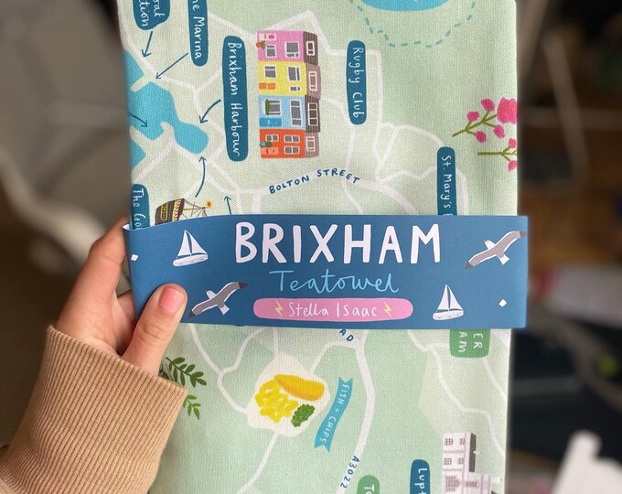 Brixham Harbour Art Print Seaside Print Coastal Decor - Etsy UK