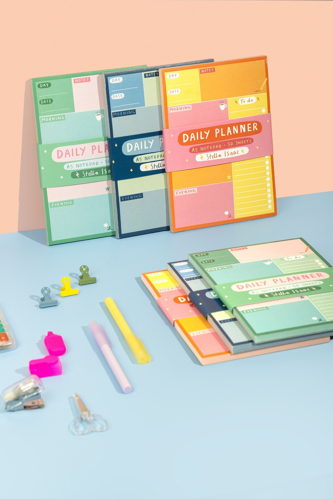Notepads, Daily Notepad, Organiser, Daily Organiser, Pastel Notepad ...