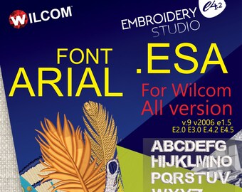 Wilcom Font - Etsy