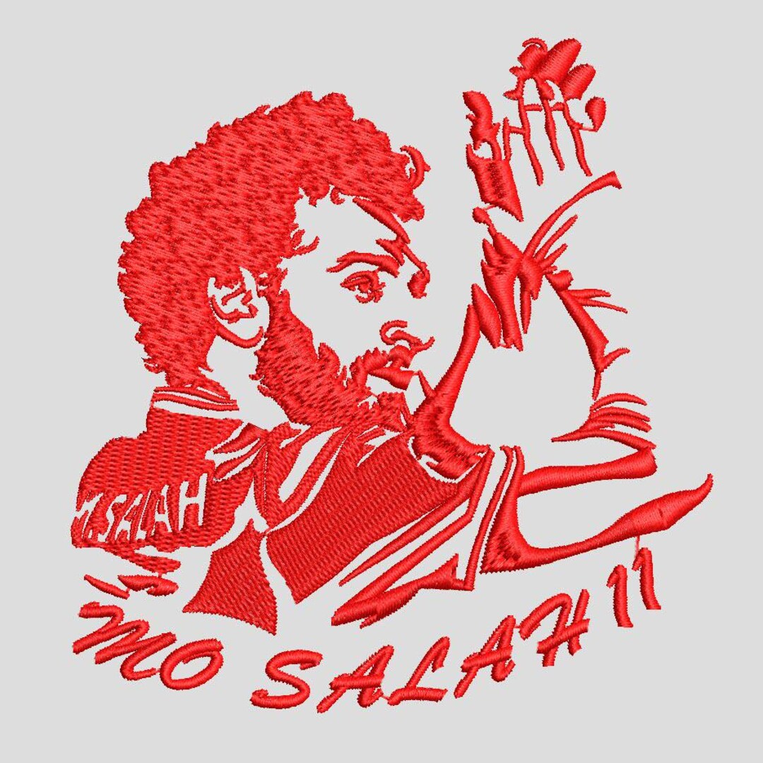 Mo Salah 11 Designs Machine Embroidery - Etsy