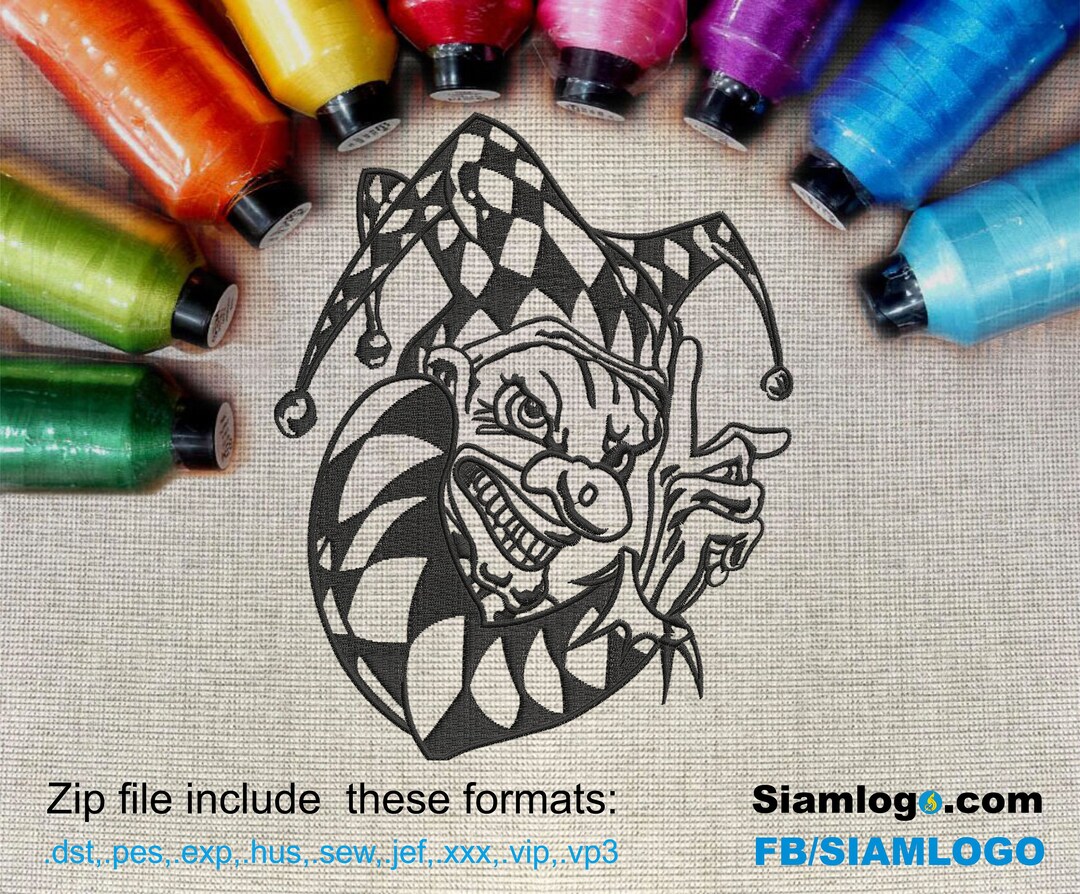 Joker Designs Machine Embroidery - Etsy