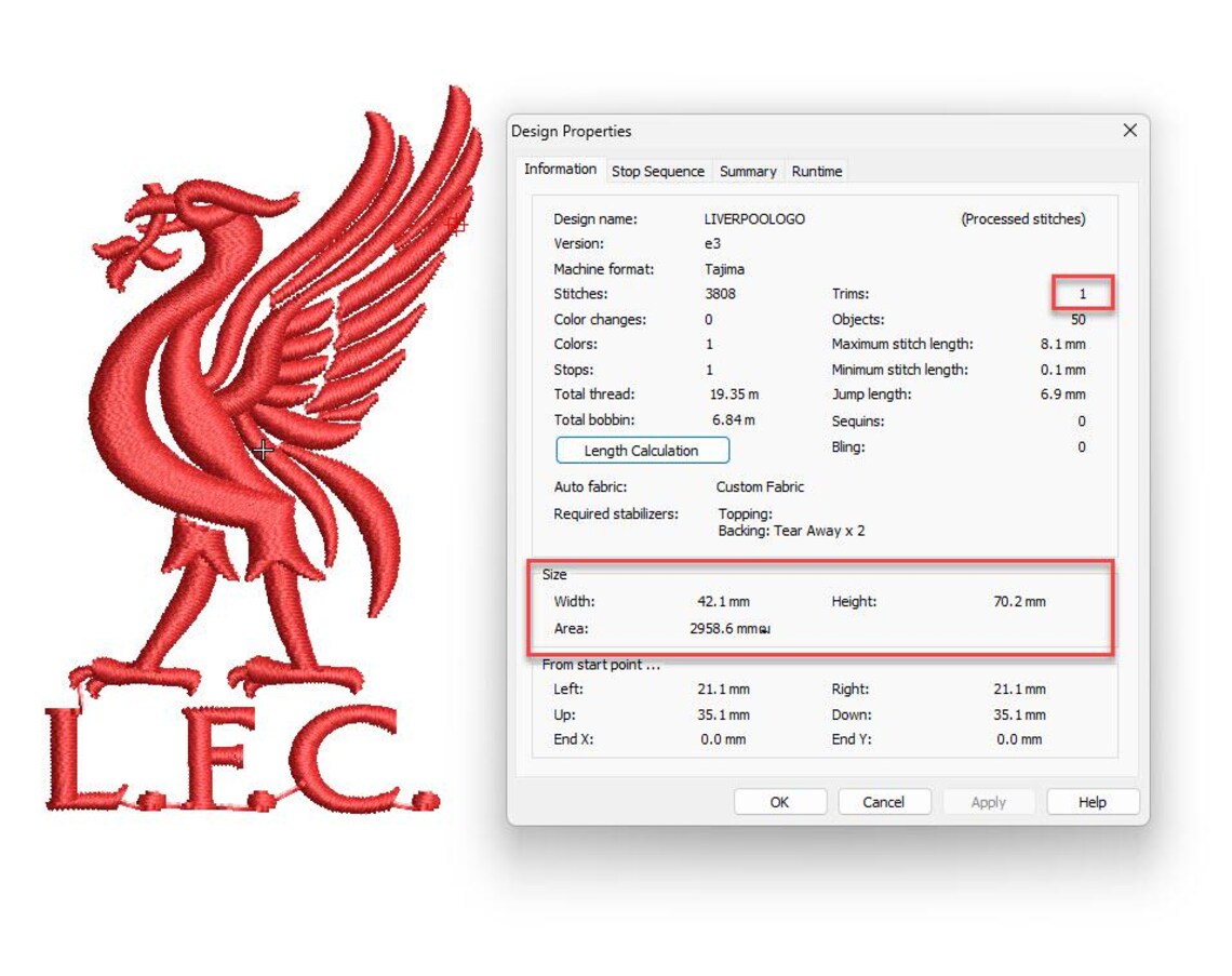 Liverpool Thread Designs Machine Embroidery - Etsy