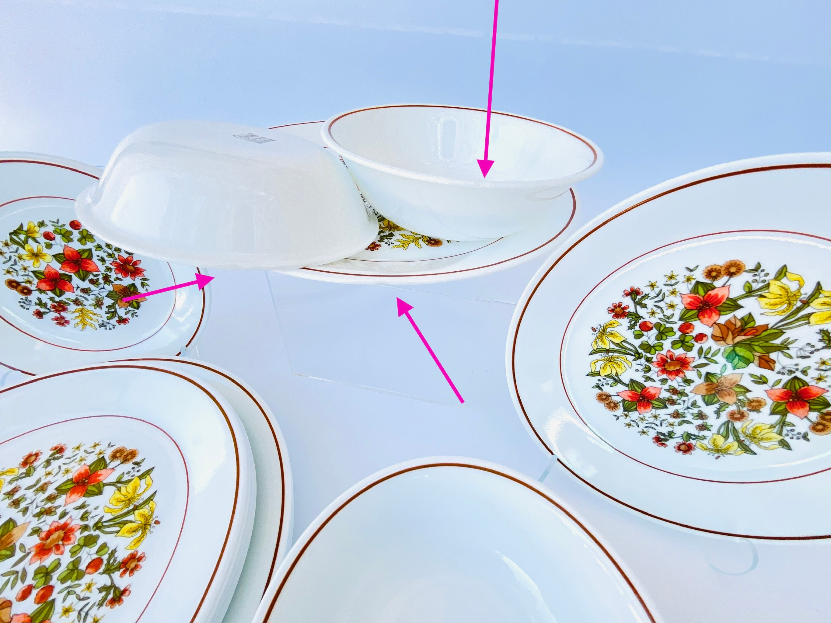 Corelle Indian Summer Dinnerware 58 Pcs 1970s Retro Kitchen - Etsy