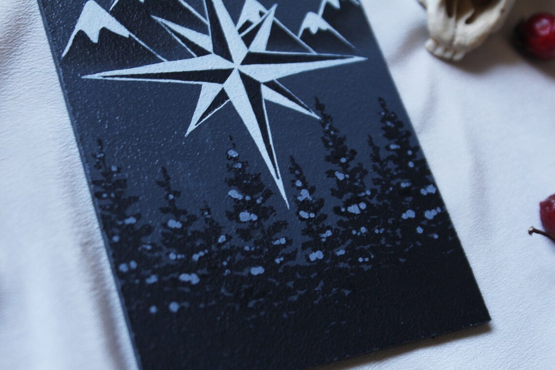 Windrose Oil Painting - Etsy