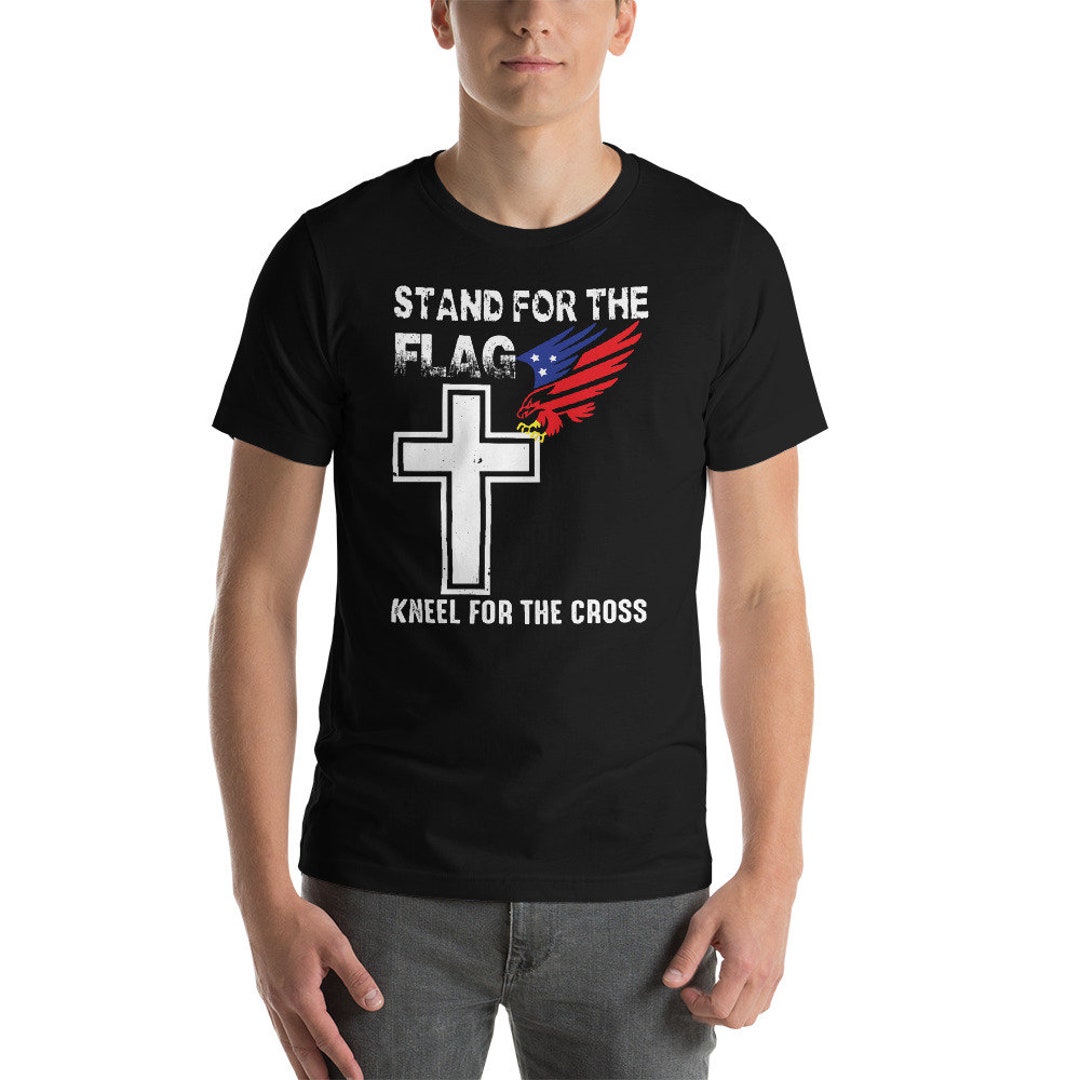 Stand for the Flag T-shirt Custom Text Shirt Flag T-shirt Patriotic T ...