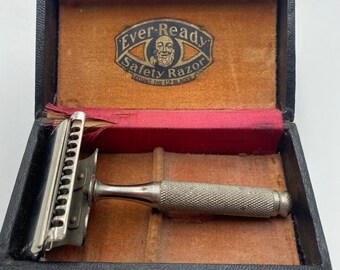 Vintage Ever Ready Safety Razor With Case - Etsy