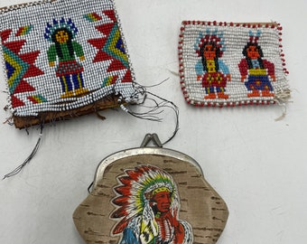 Native Beaded Coin Purse - Etsy