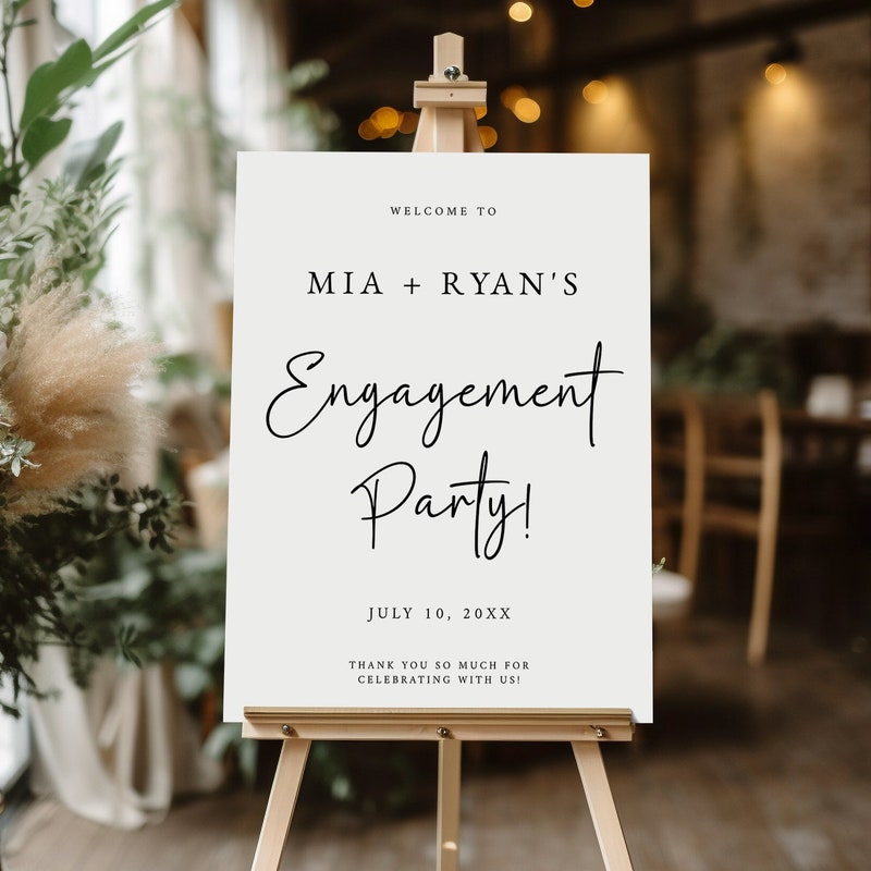 Engagement Party Signs - Etsy