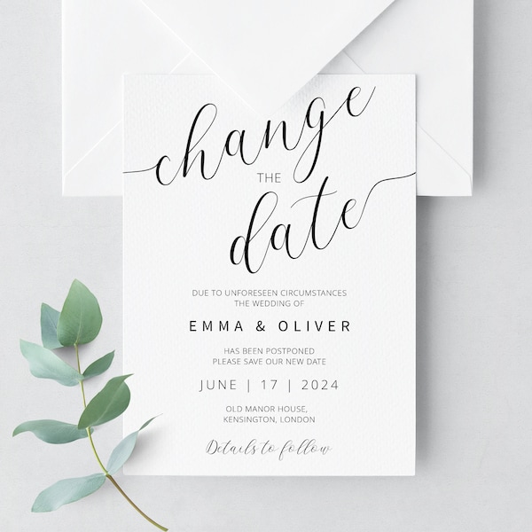 Change the Date - Etsy