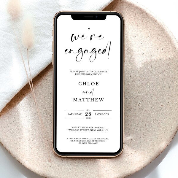 Engagement Party Invitation - Etsy