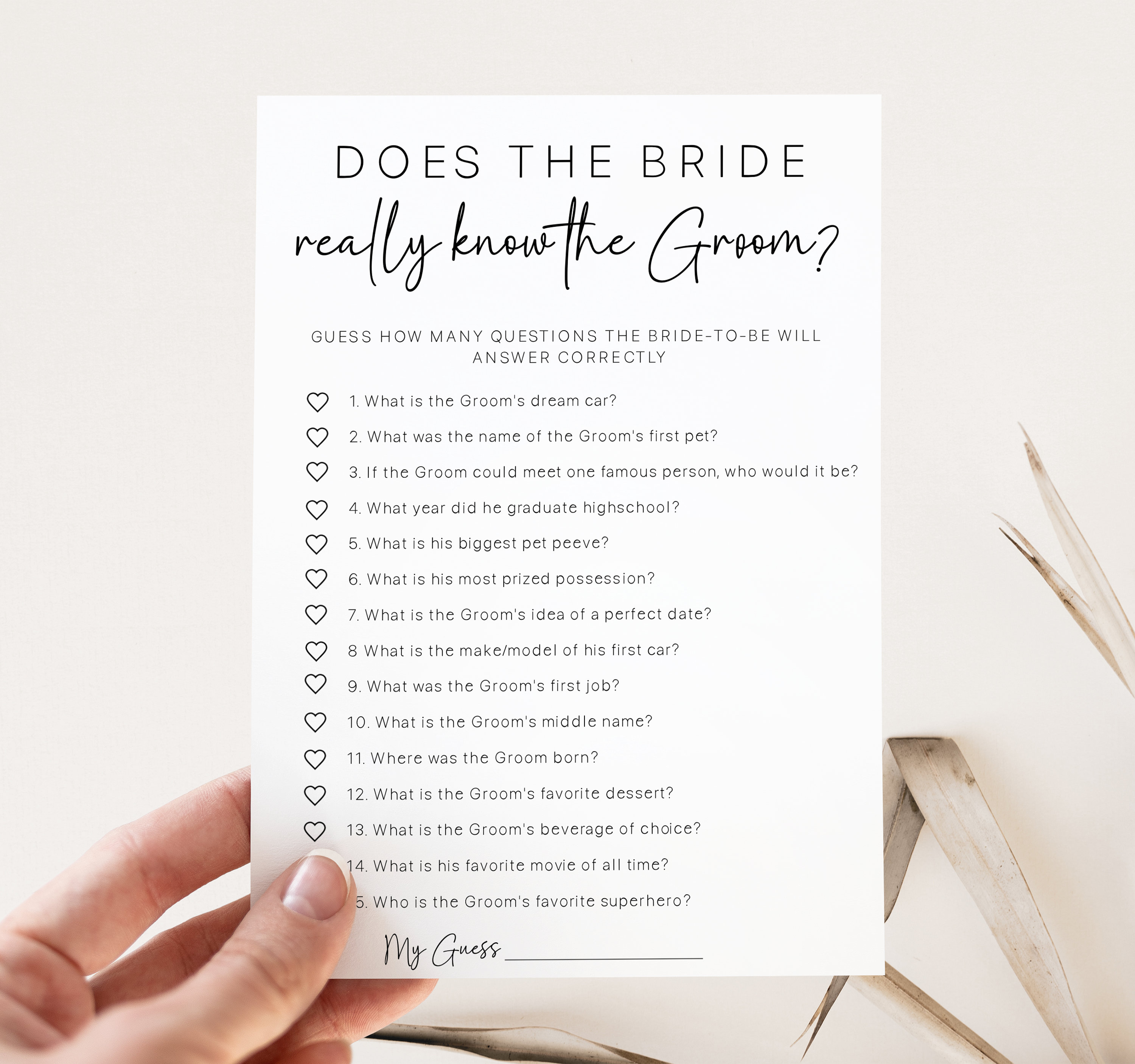 How Well Does the Bride Know the Groom, Does the Bride Really Know the ...
