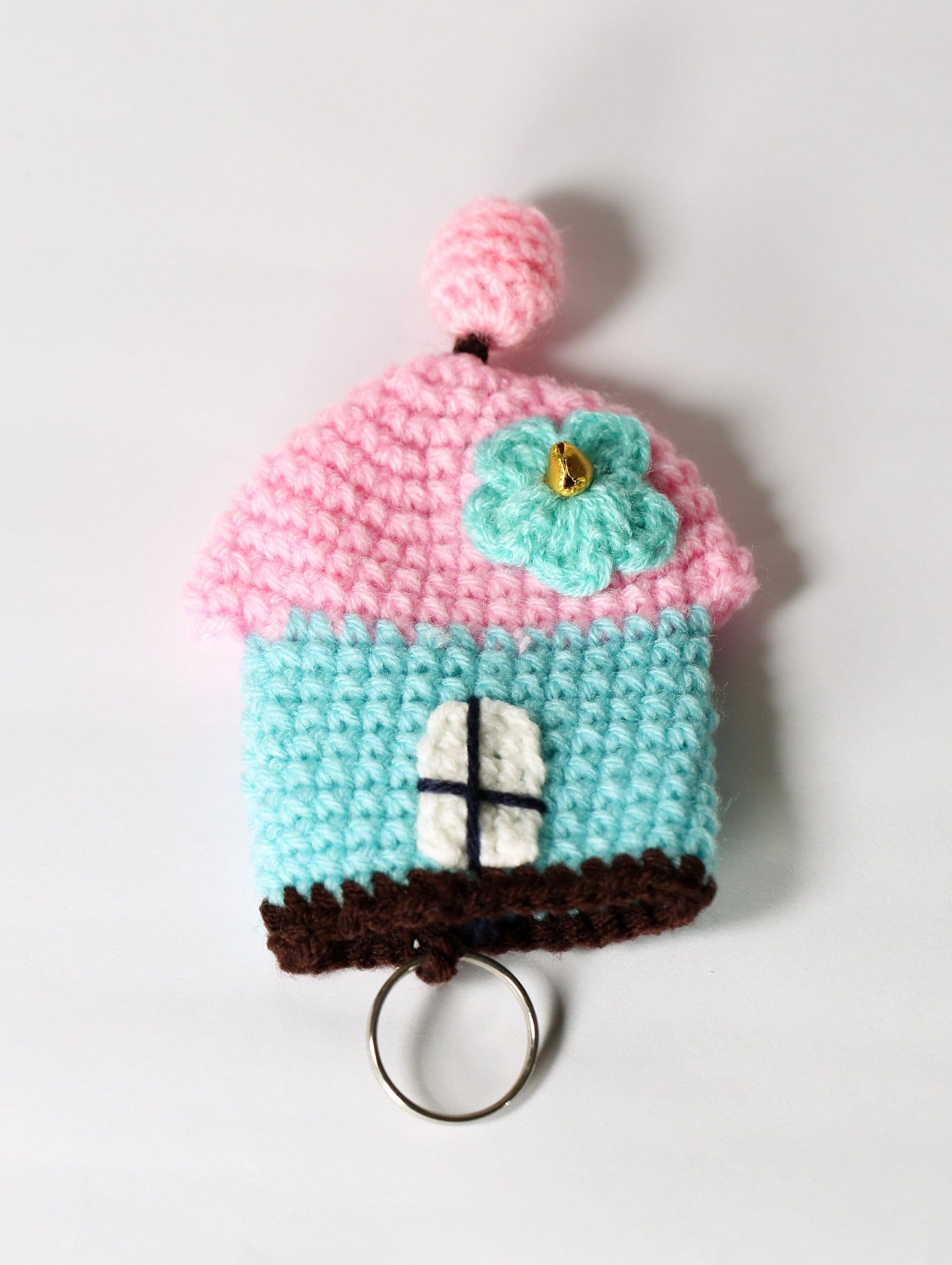 Handmade Crochet House Keyring Holder Fob Amigurumi Key Cover - Etsy