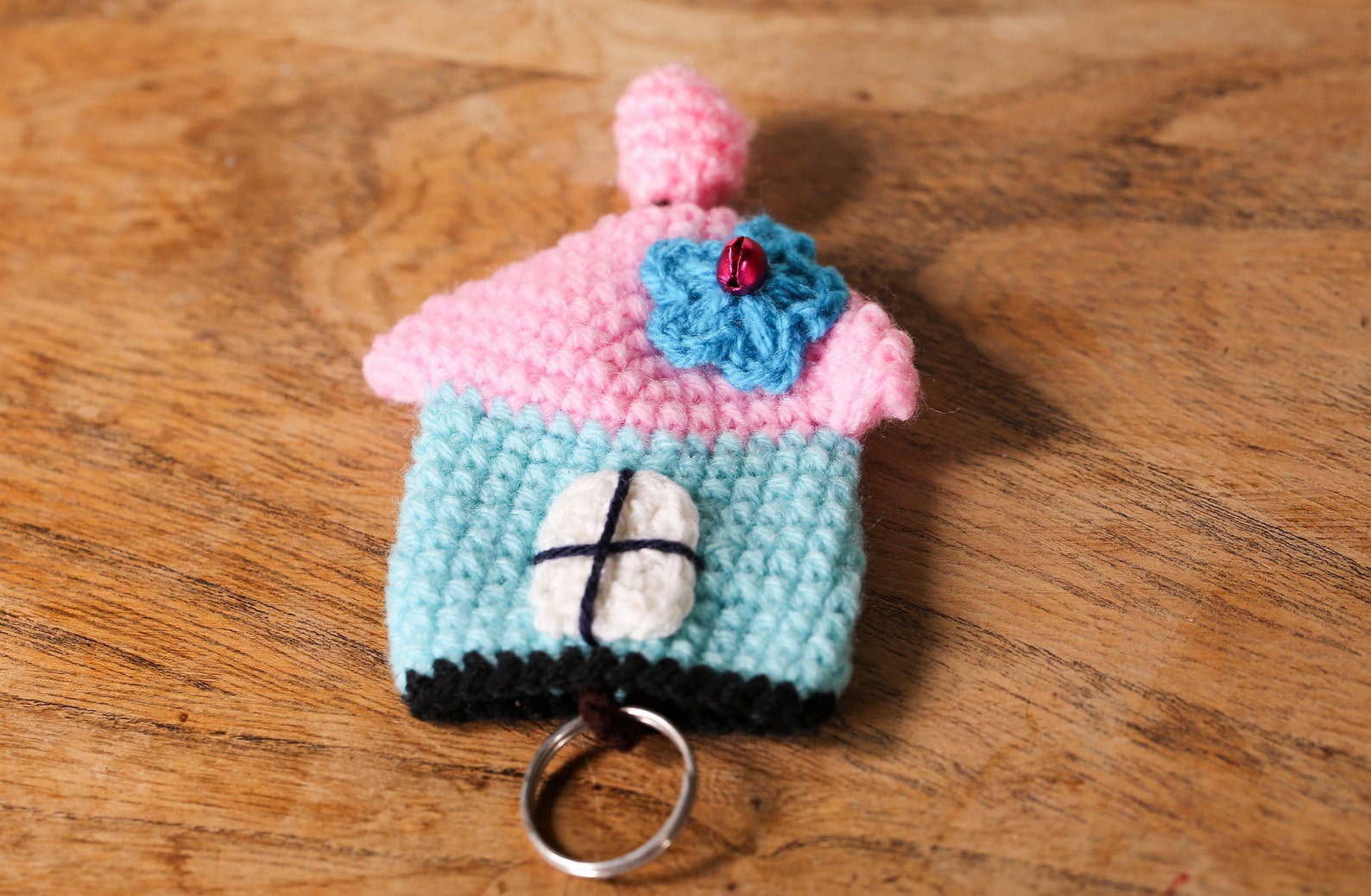 Handmade Crochet House Keyring Holder Fob Amigurumi Key Cover - Etsy