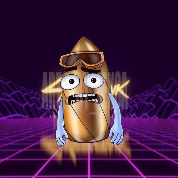 Cyberpunk 2077 Skippy Gun Sticker | Etsy