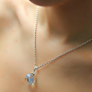 Pendant Balloon With Forget-me-nots Pendant Sphere With Forget-me-nots ...