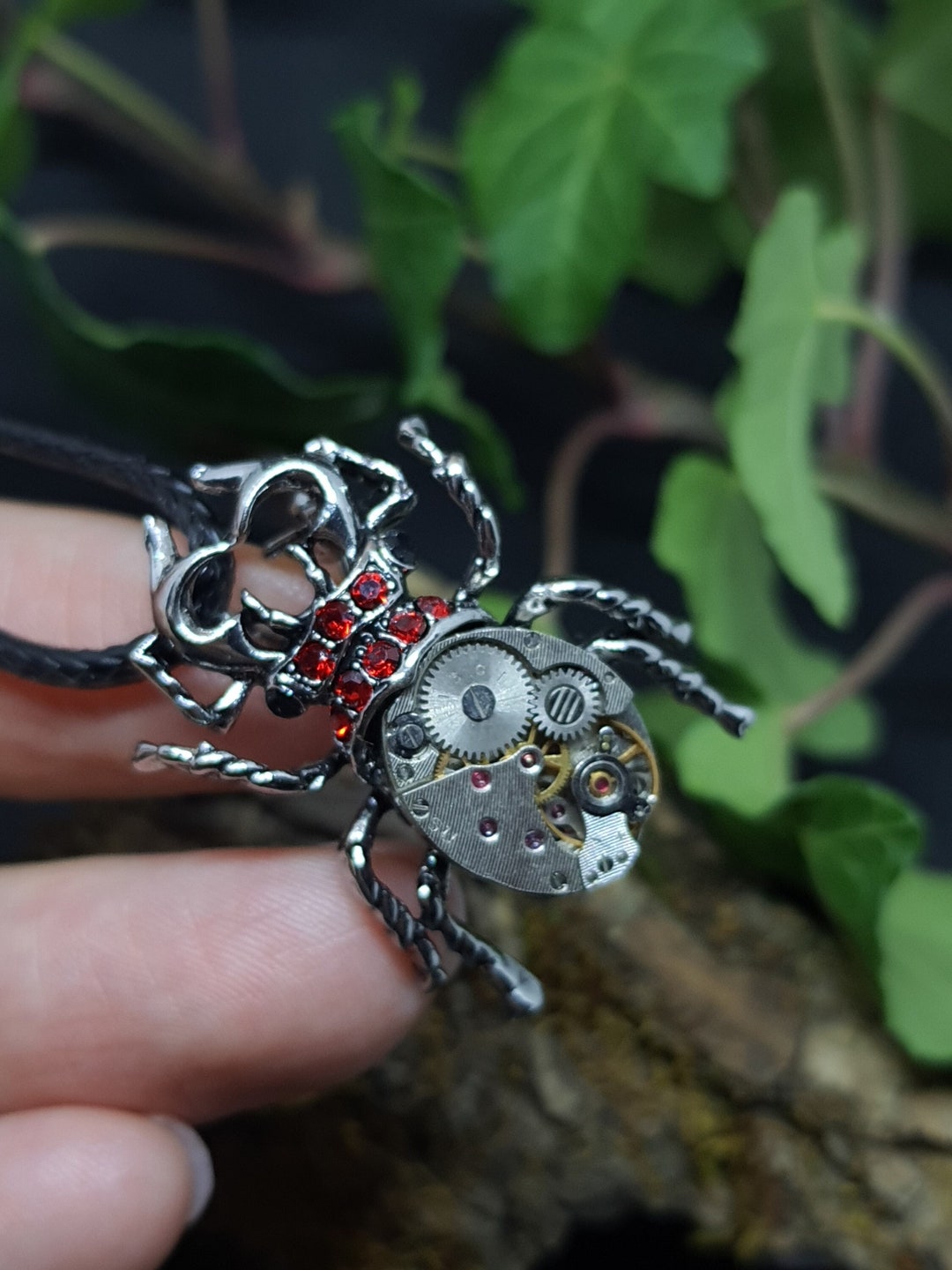 Steampunk Scarab Beetle Brooch Clockface Jewelry Industrial Brass ...