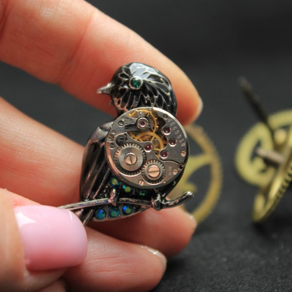 Steampunk Brooch - Etsy
