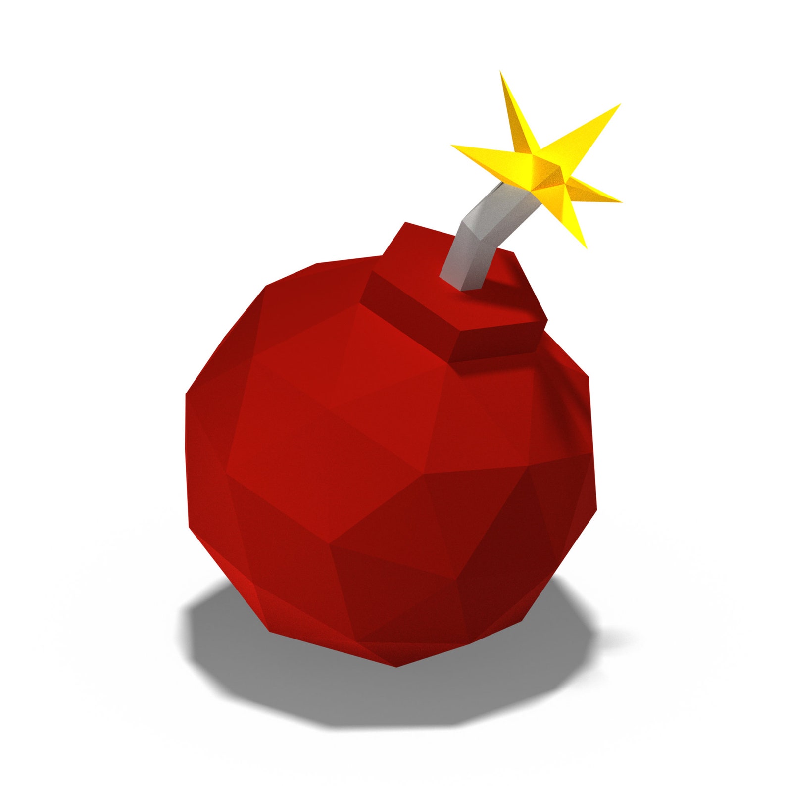 Bomb 3D Papercraft || DIY Paper Sculpture || Paper Model Pattern || Do ...