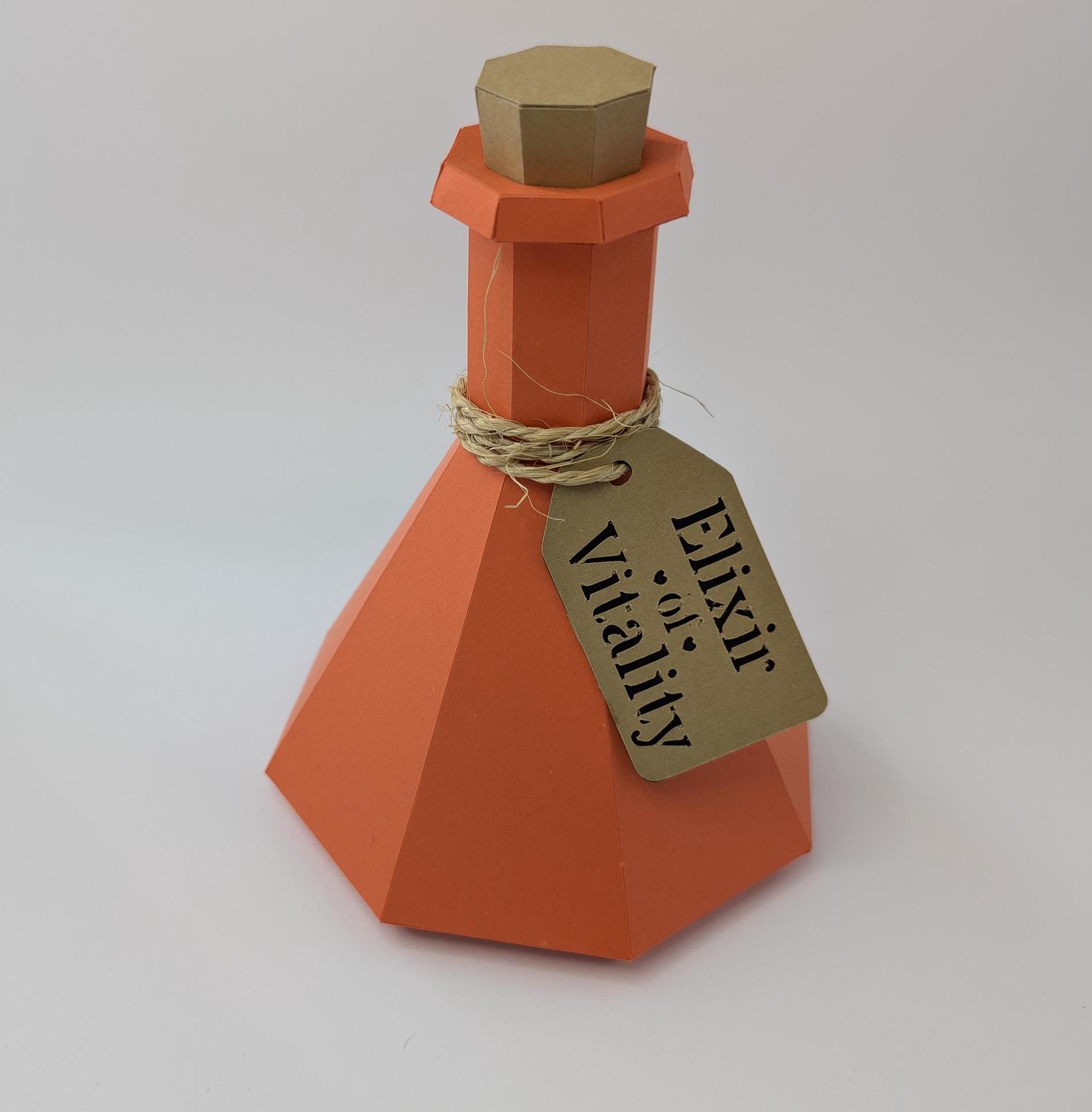 Potion Bottles 3D Papercraft | SVG,PDF | 12 Potions,elixers and Brews ...