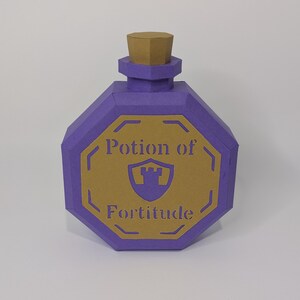 Potion Bottles 3D Papercraft Set 2| SVG,PDF |12 Potions,elixers and ...