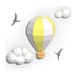 Air Balloon 3D Papercraft | DIY Paper Sculpture | Paper Model Pattern ...