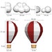 Air Balloon 3D Papercraft | DIY Paper Sculpture | Paper Model Pattern ...