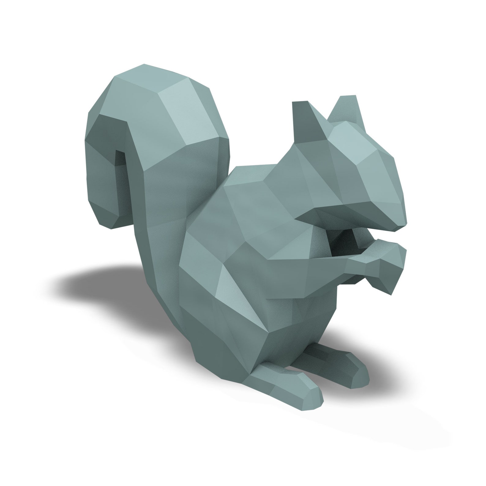 Squirrel 3D Papercraft DIY Paper Sculpture Paper Model Pattern Do It ...