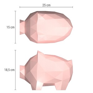 Piggy 3D Papercraft || Pig || DIY Paper Sculpture || Paper Model ...