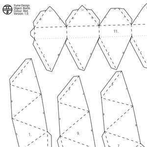 Bomb 3D Papercraft || DIY Paper Sculpture || Paper Model Pattern || Do ...