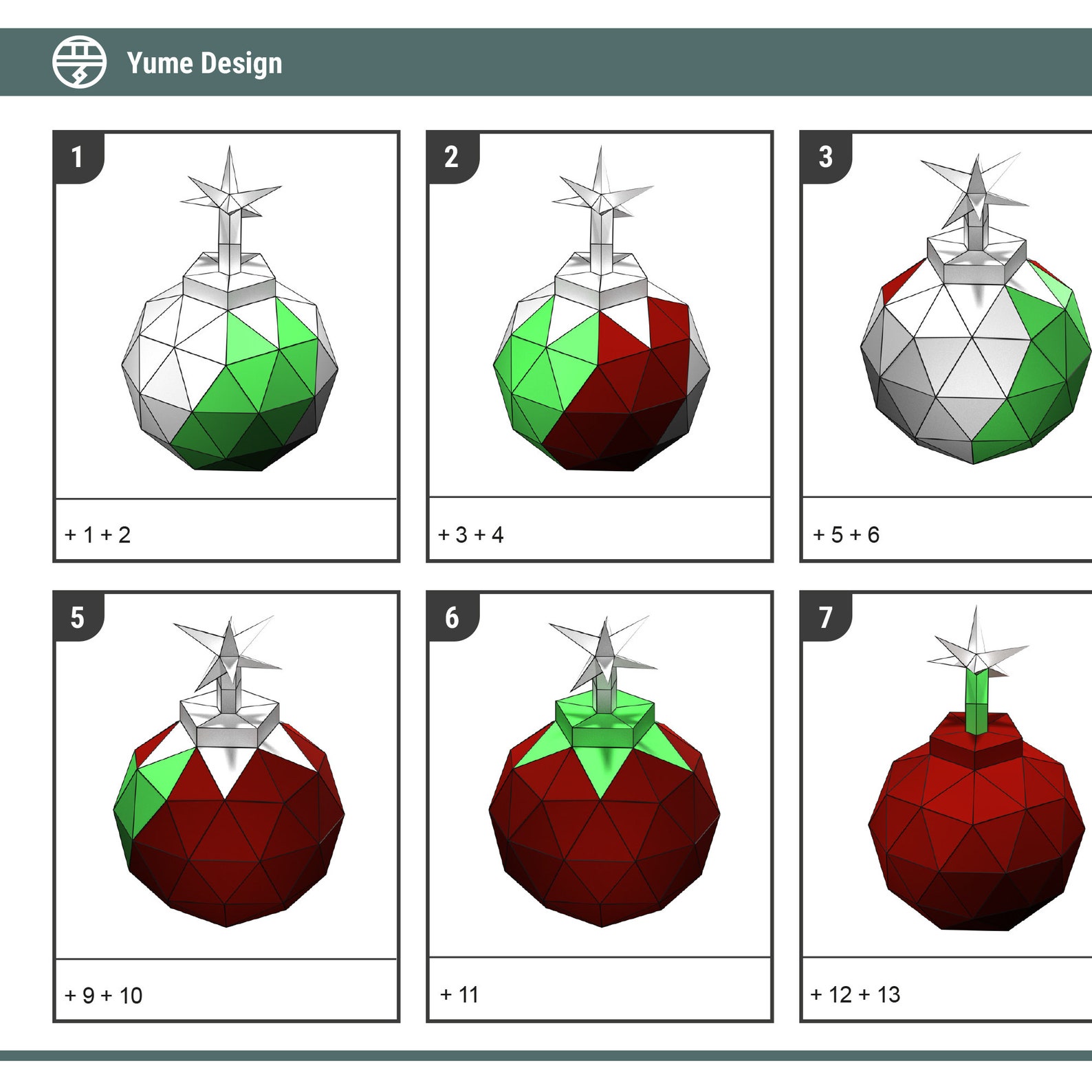 Bomb 3D Papercraft DIY Paper Sculpture Paper Model - Etsy