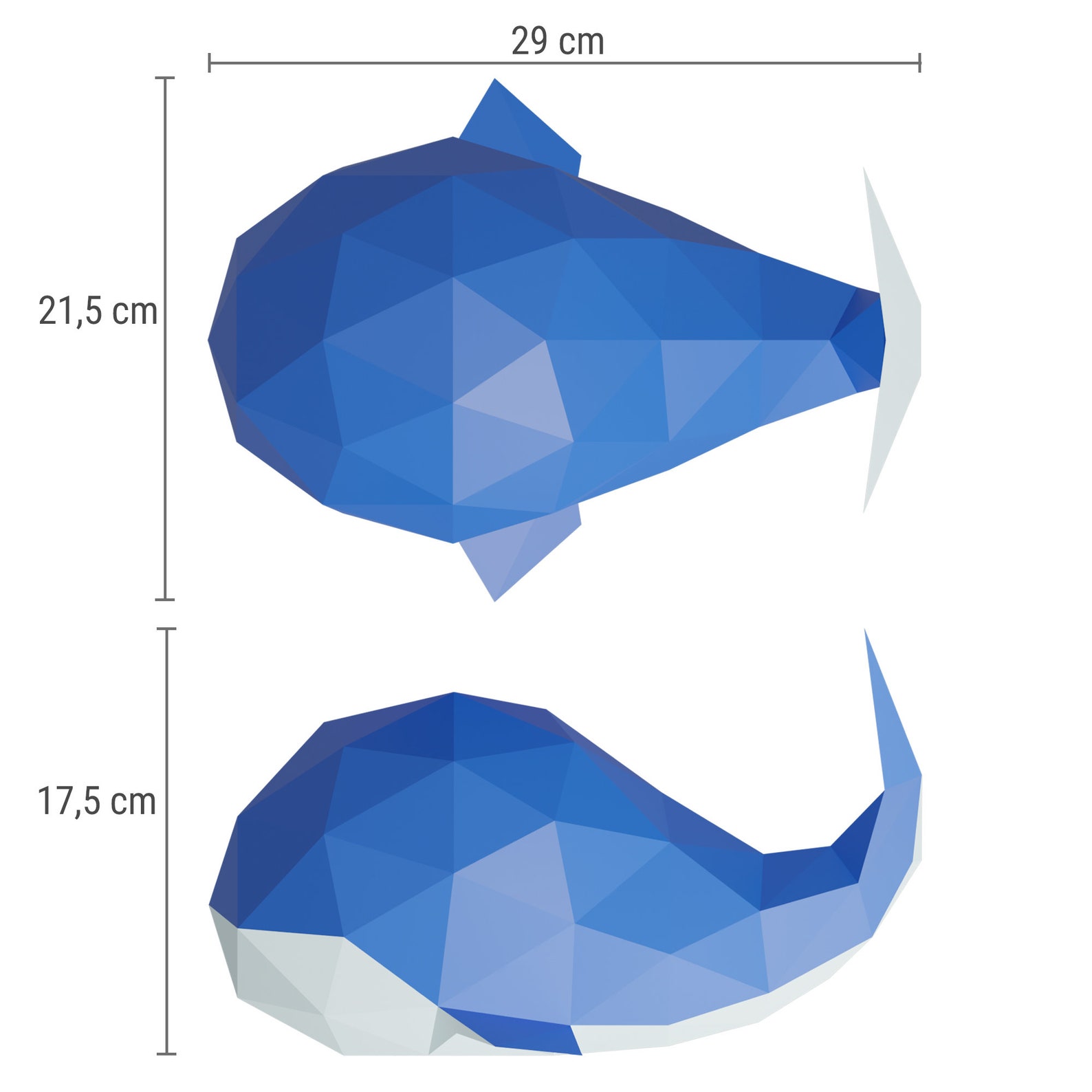 Whale 3D Papercraft || DIY Paper Sculpture || Paper Model Pattern || Do ...