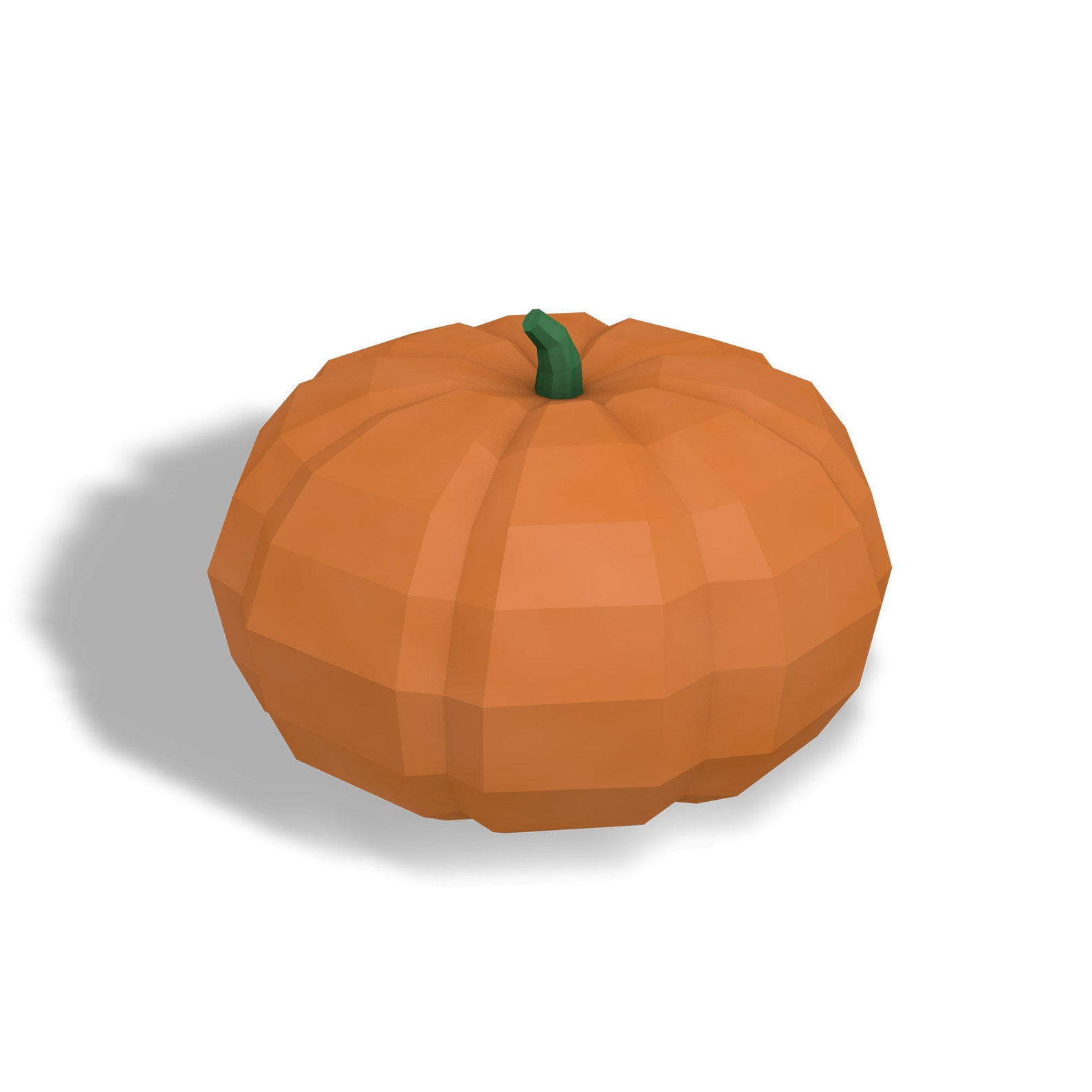 Pumpkin 3D Papercraft DIY Paper Sculpture Paper Model Pattern Do It ...