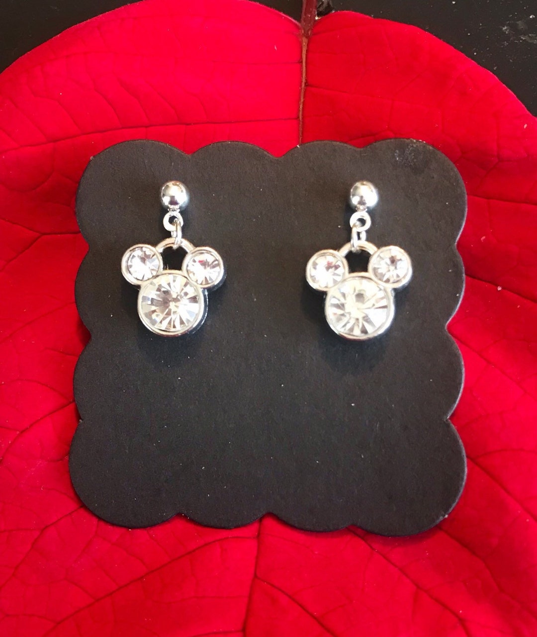 Disney Mickey Mouse Rhinestones Drop - Etsy