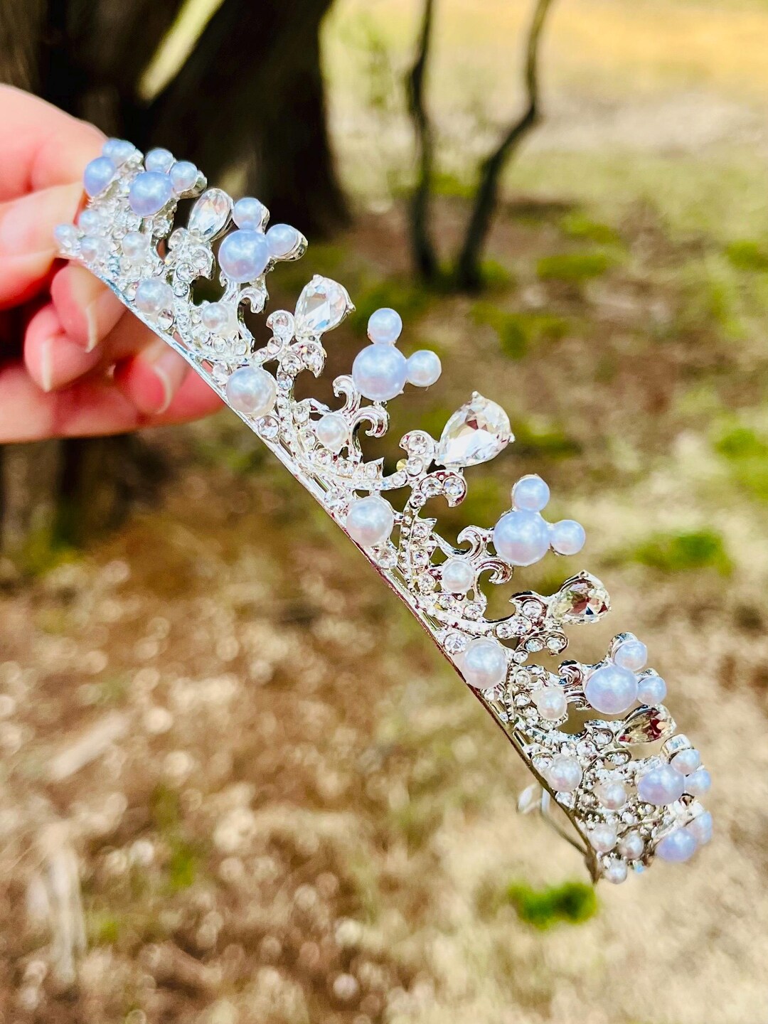 Magic Mickey Tiara, Disney Tiara, Disney Bride Tiara, Quinceanera Tiara ...