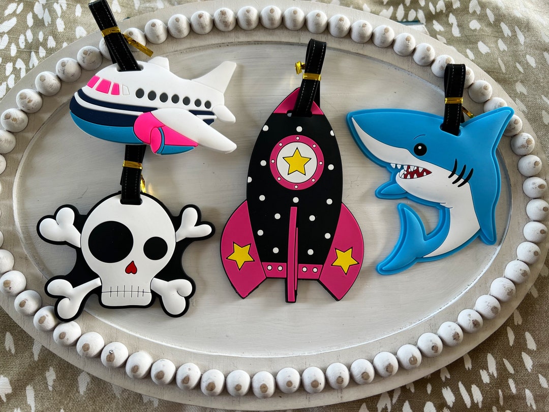 Super Fun Kids Luggage Tags - Etsy