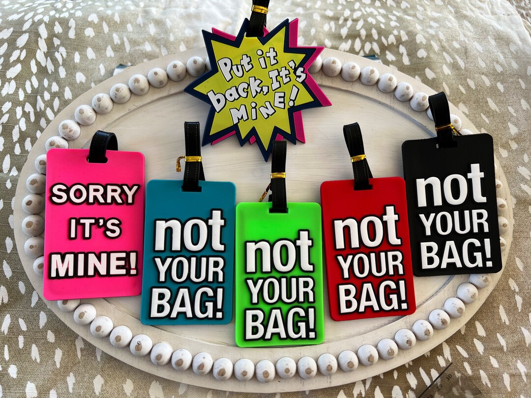 Luggage Tags for Your Travel Bags - Etsy