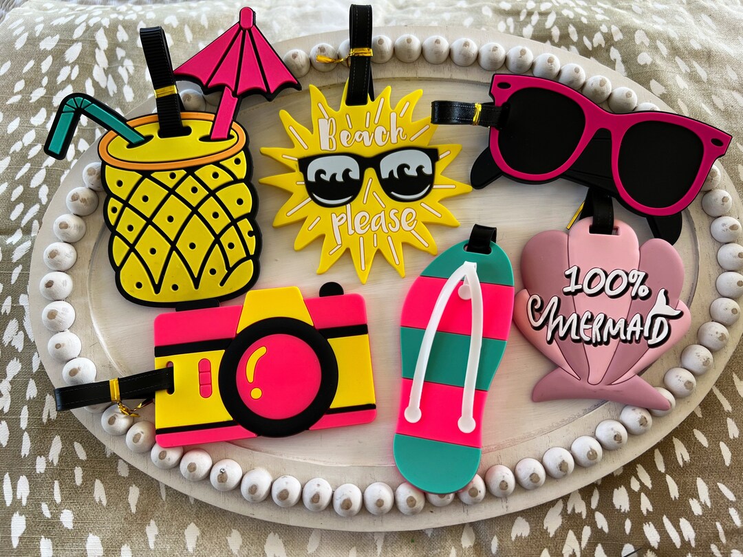 Fun Luggage Tags for Your Trips! Spot Your Luggage Easily. - Etsy